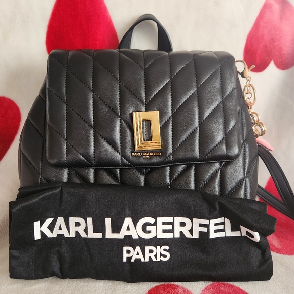 Karl Lagerfeld | Bags | Karl Lagerfeld Lafayette Quilted Backpack ...